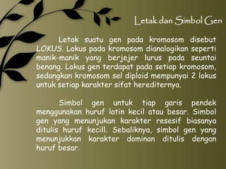 Bab 5 hereditas manusia - Kelas 3 SMA | PPT