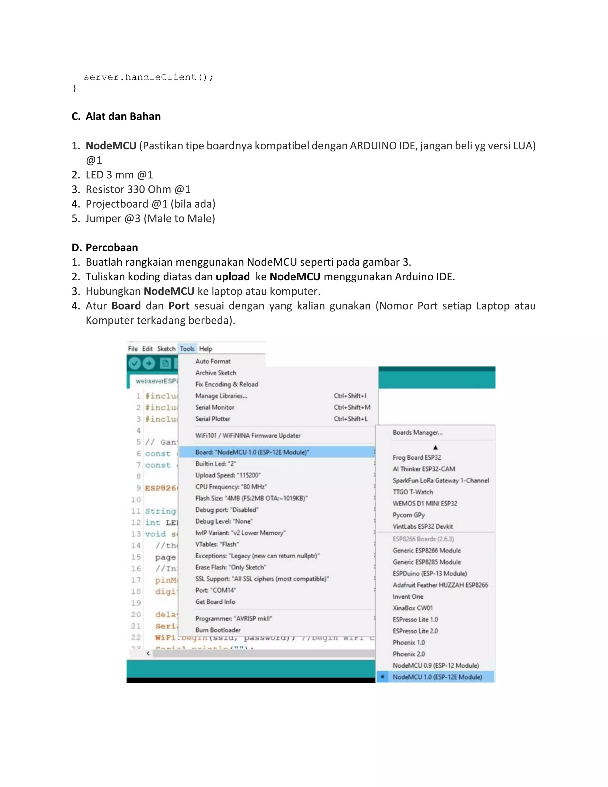 Kontrol LED melalui Web Server | PDF