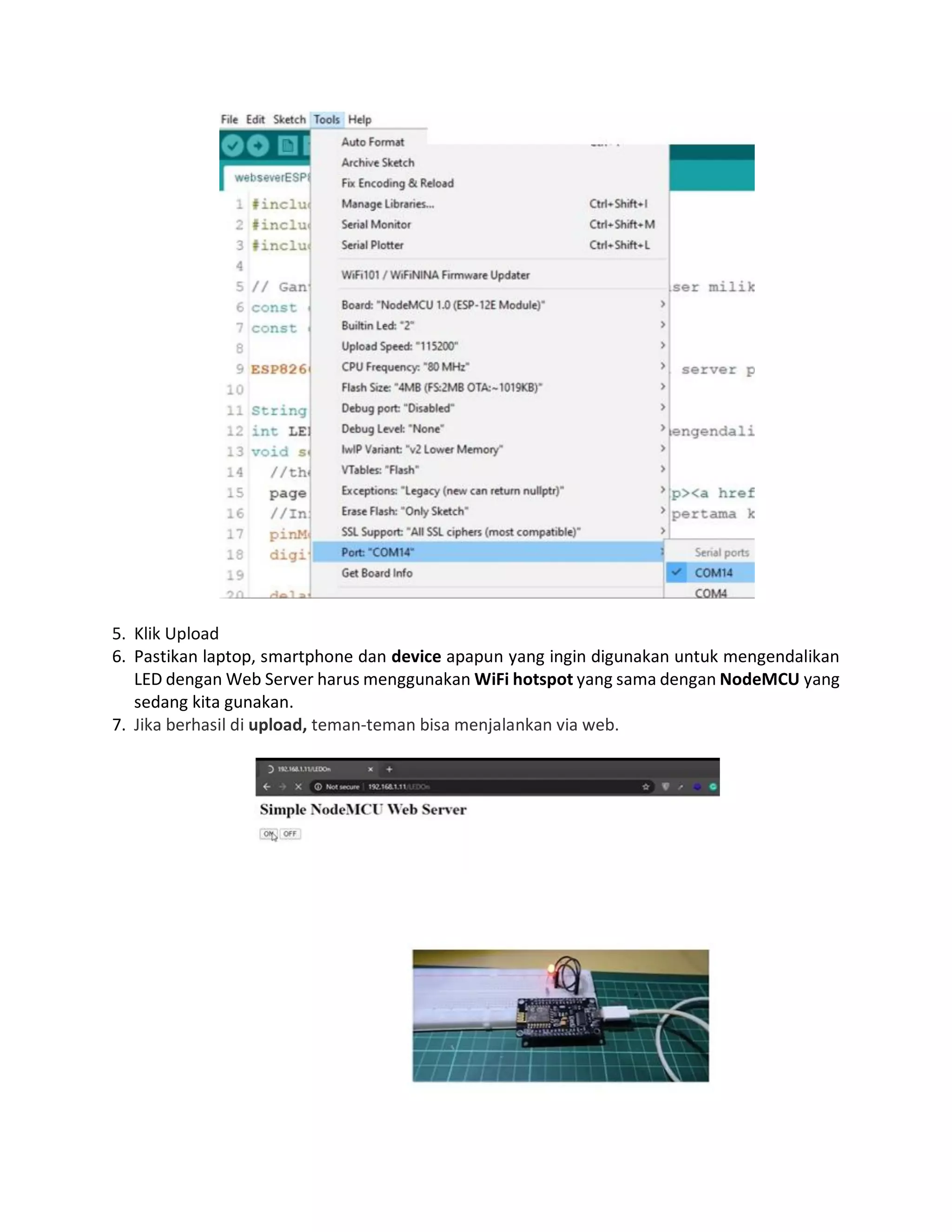 Kontrol LED melalui Web Server | PDF