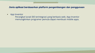 BAB 5 - PENGEMBANGAN APLIKASI MOBILE DENGAN LIBRARY KECERDASAN ARTIFISIAL.pptx