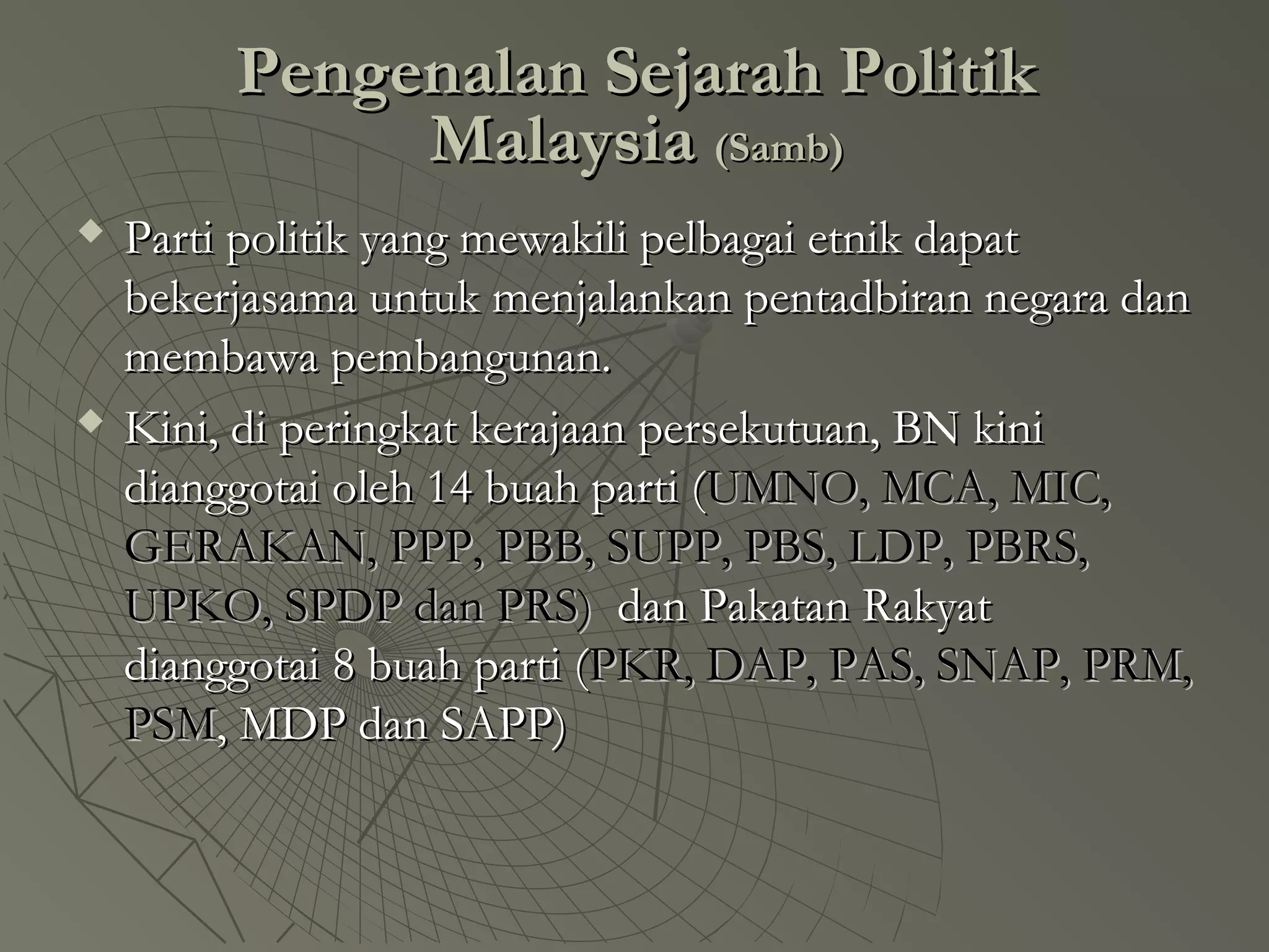 Bab 5 permuafakatan politik | PPT