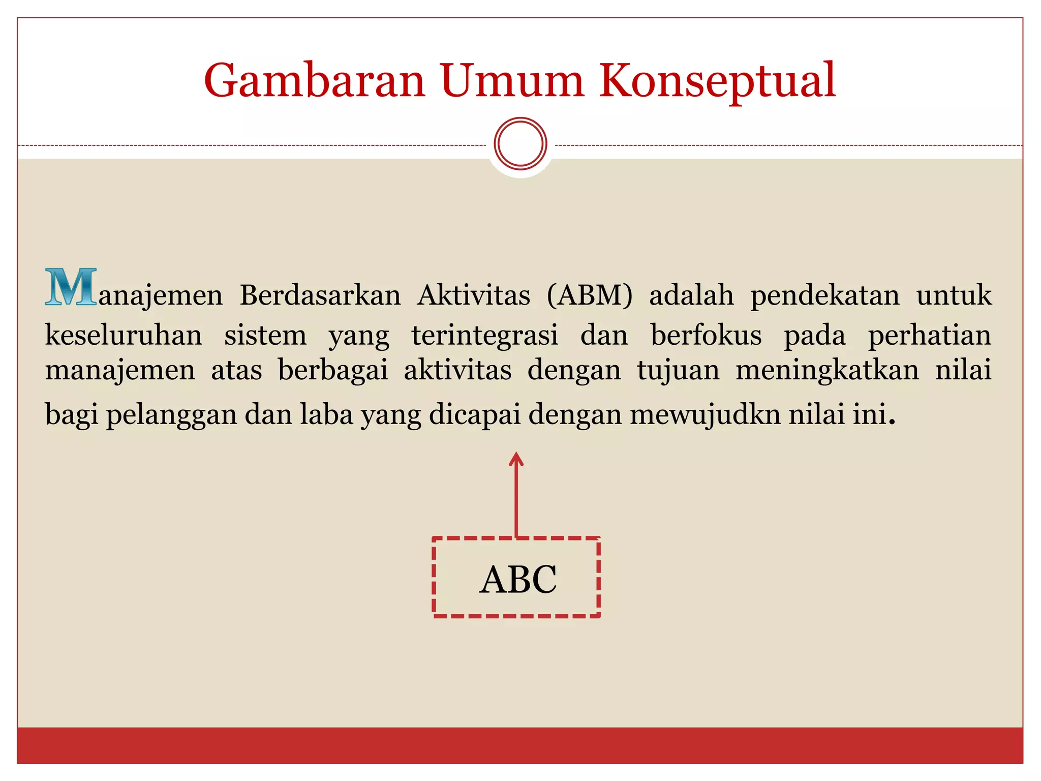 Bab 5 Manajemen Berdasarkan Aktivitas | PPTX