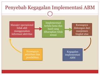 Bab 5 Manajemen Berdasarkan Aktivitas | PPTX