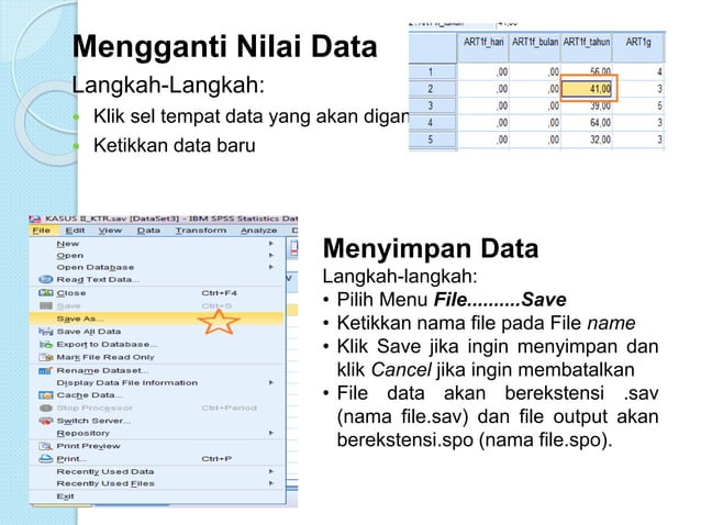 Bab 5 analisis deskriptif pada spss | PPT