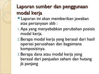 (Bab 5) analisis sumber dan modal kerja | PPT