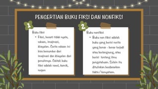 Bab 5 Buku Fiksi dan Nonfiksi Mapel Bahasa Indonesia Kelas 7 | PPTX
