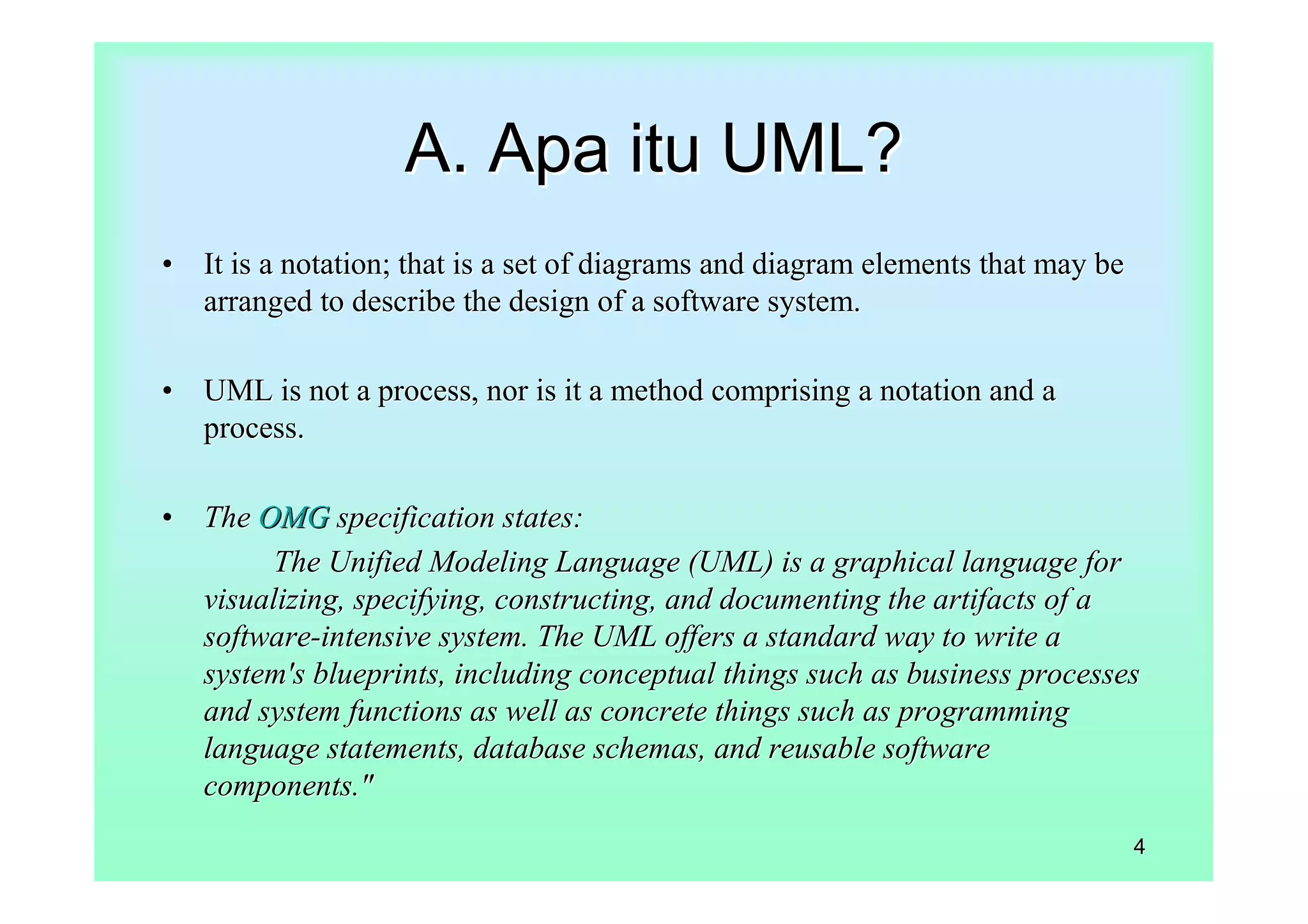 Bab 5 diagram uml dan prosess modeling 2010 | PDF