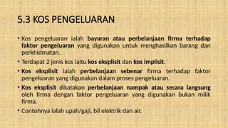 BAB 5 TEORI PENGELUARAN DAN KOS PENGELUARAN.pptx