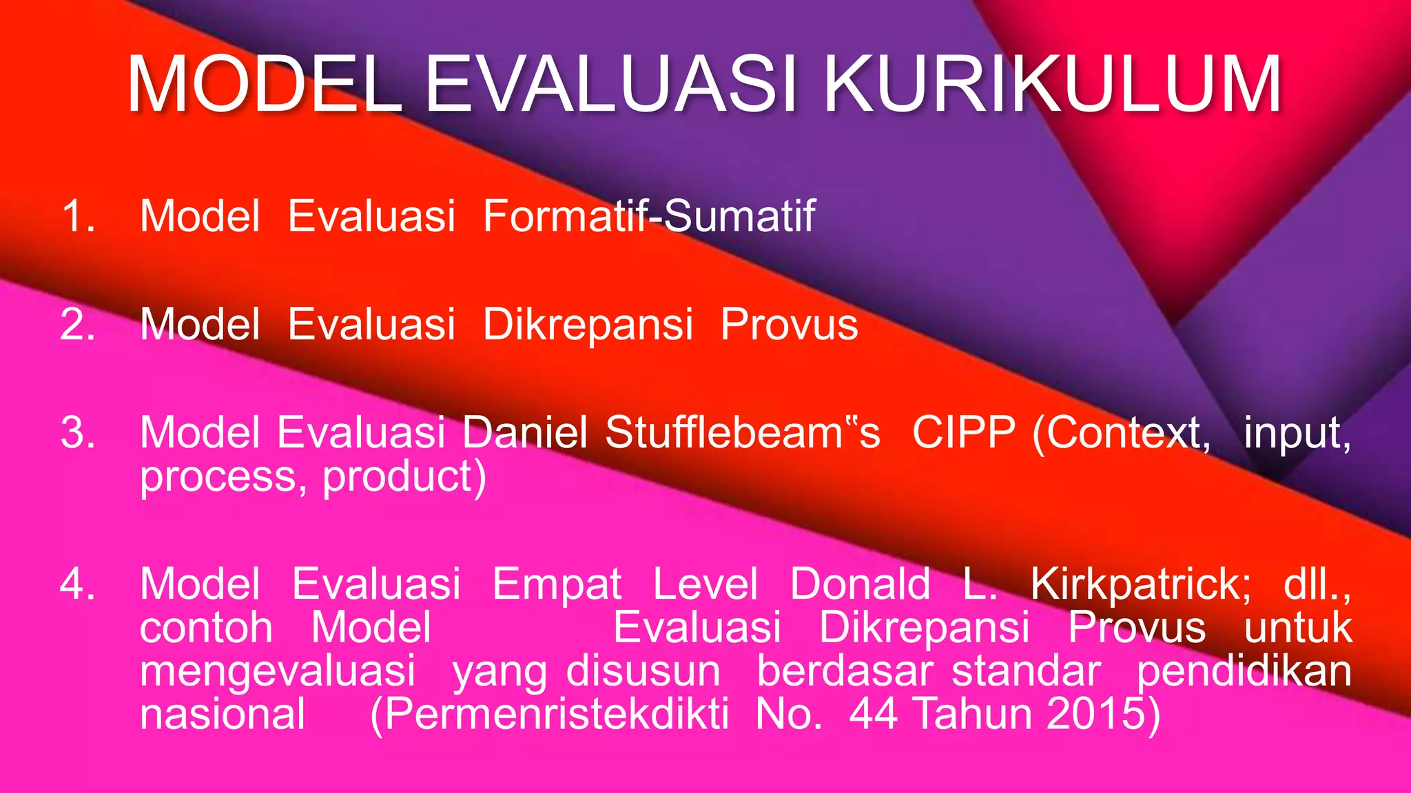 EVALUASI KURIKULUM | PDF