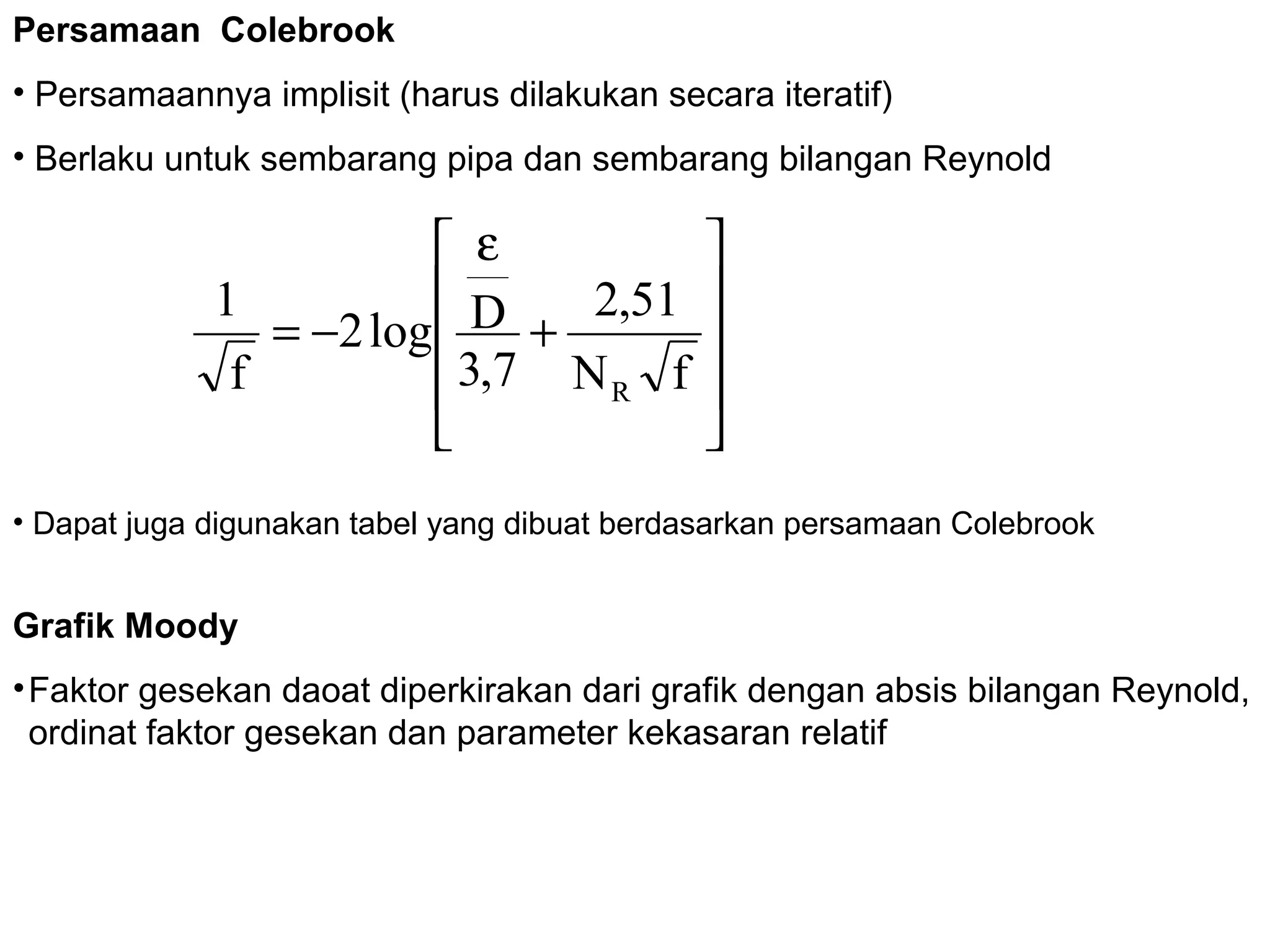 Bab 5 faktor gesekan | PPT