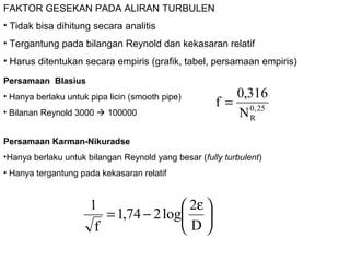 Bab 5 faktor gesekan | PPT