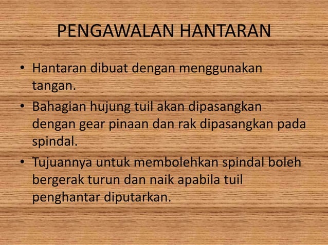 Bab 5 gerudi dan mesin gerudi | PPTX