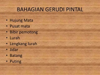 Bab 5 gerudi dan mesin gerudi | PPT