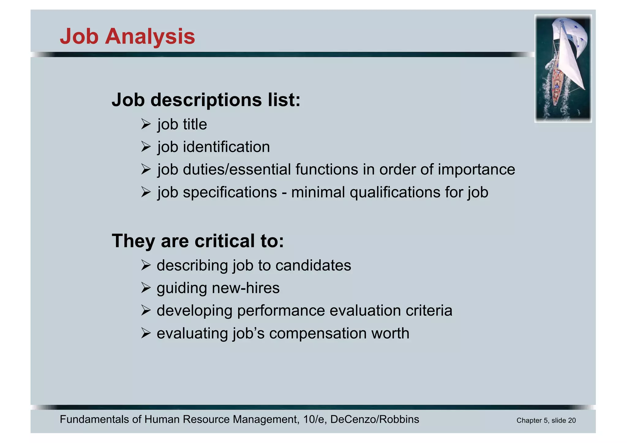 Chapter 5 Effective Job Analysis | PDF
