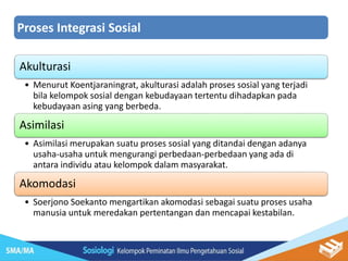 Bab 5 integrasi dan reintegrasi sosial std fix | PPT