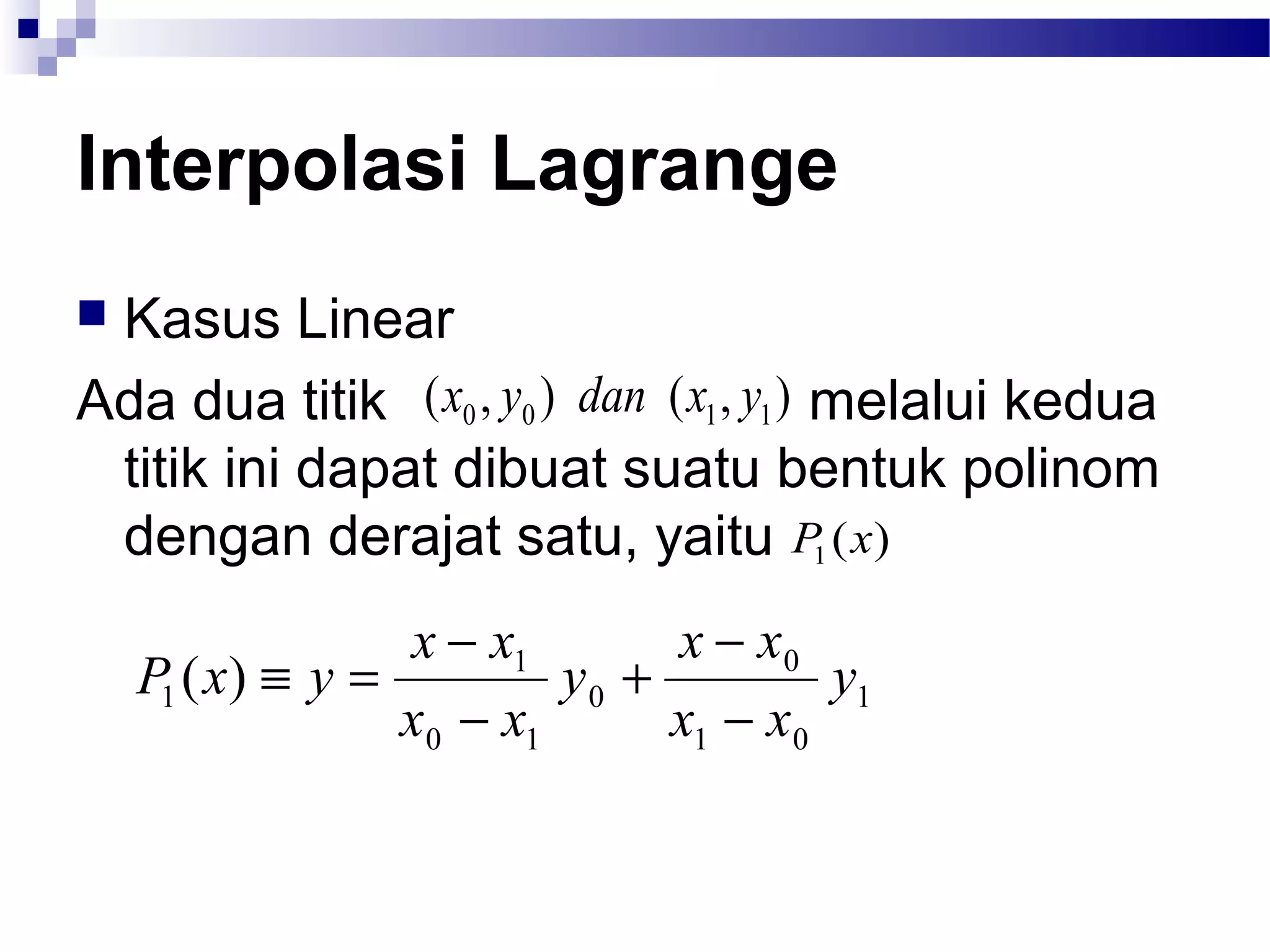 Bab 5 interpolasi | PPT
