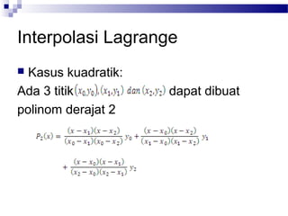 Bab 5 interpolasi | PPT