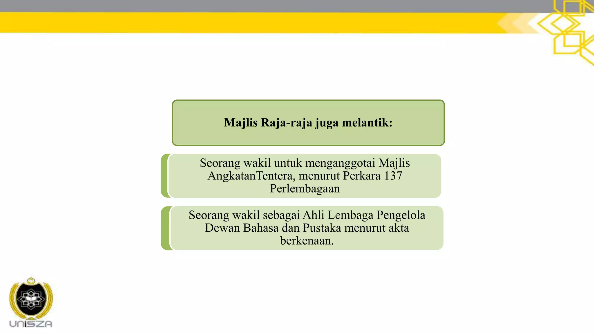Bab 5 kedudukan dan kuasa raja dalam fatwa di malaysia | PPT