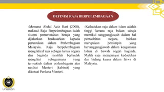 Bab 5 kedudukan dan kuasa raja dalam fatwa di malaysia | PPT