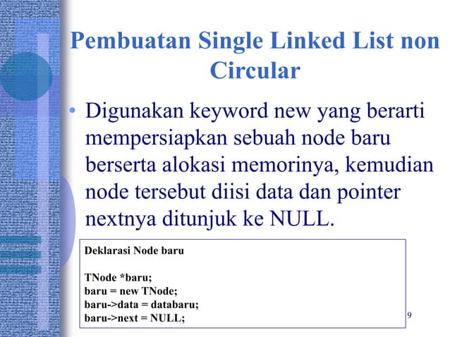 Bab 5 linked list | PPT