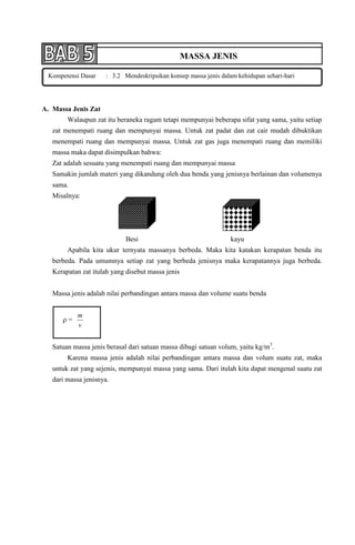 Bab 5 massa jenis | DOCX