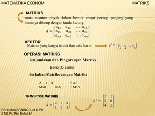 MATRIKS | PPT