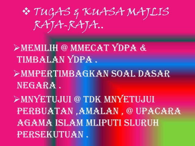 majlis raja-raja.pengajian am | PPTX