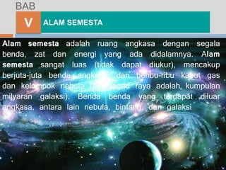 Bab 5 pembentukan alam semesta (new) | PPTX