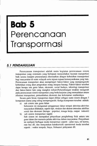 Bab5 perencanaan transpormasi[1] | PDF
