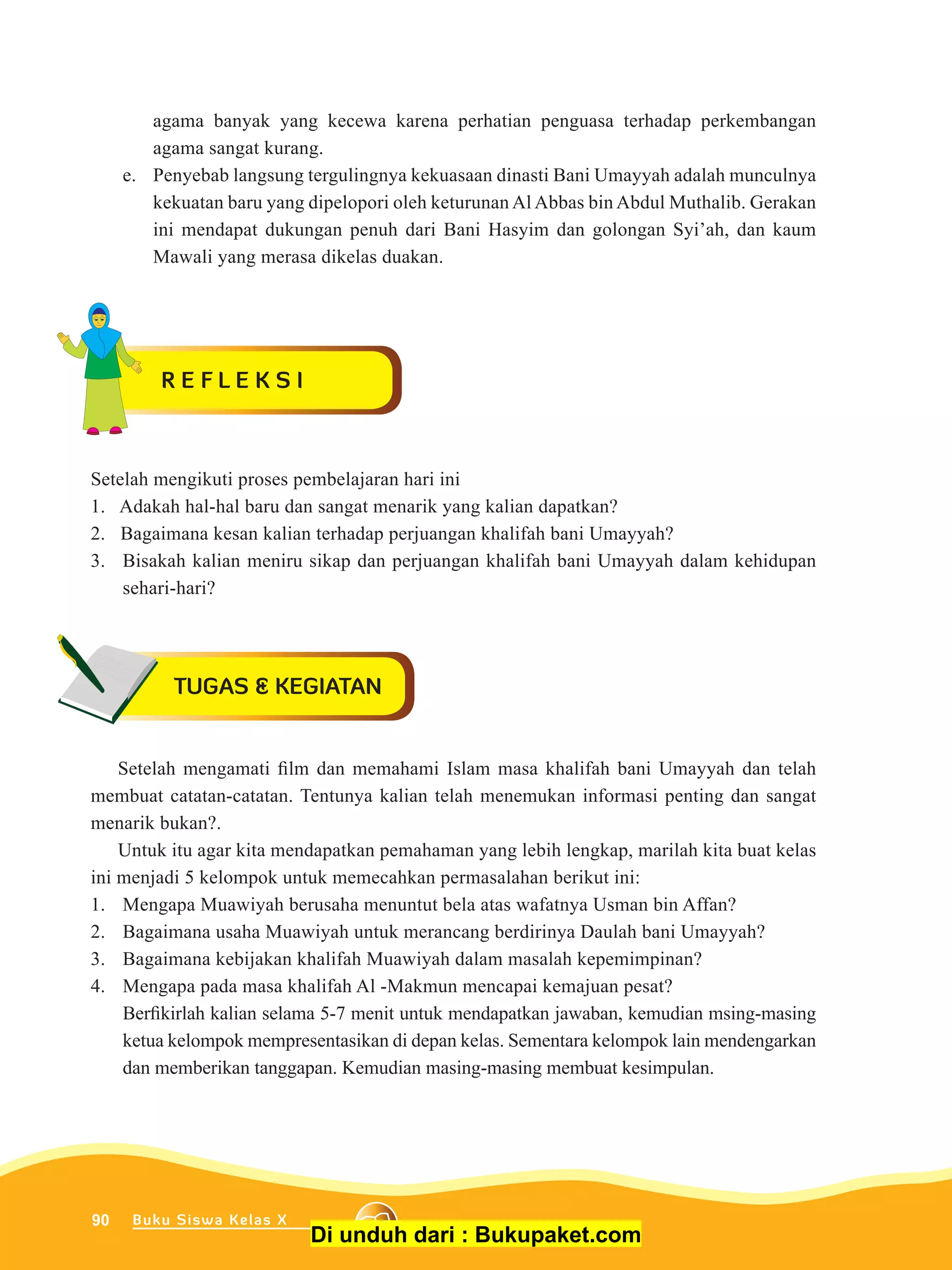 Bab 5 perkembangan islam pada masa daulah bani umayyah di damaskus | PDF