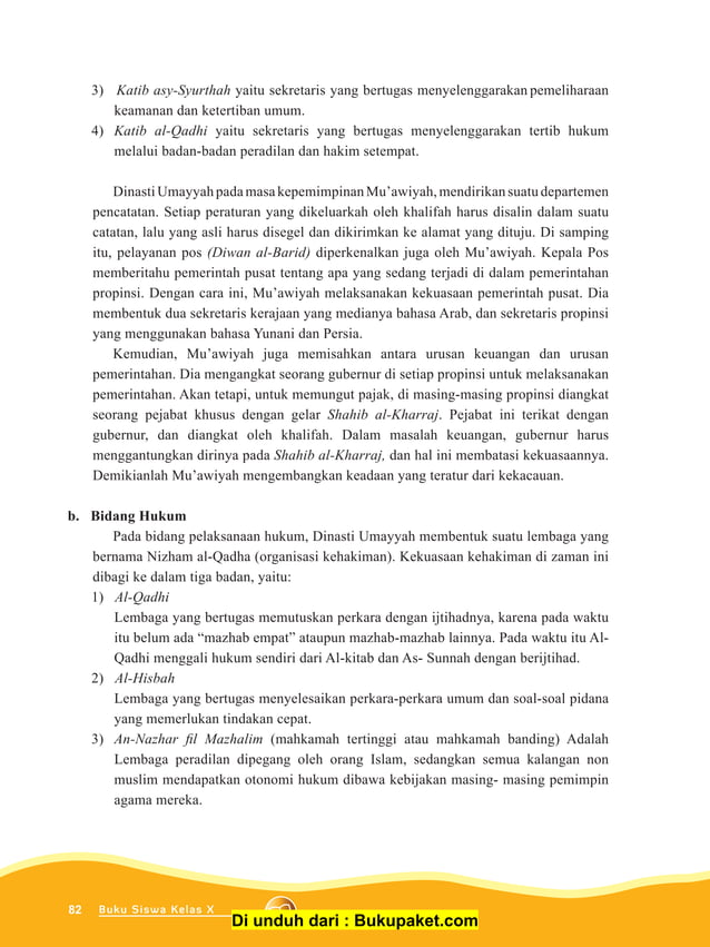 Bab 5 perkembangan islam pada masa daulah bani umayyah di damaskus | PDF