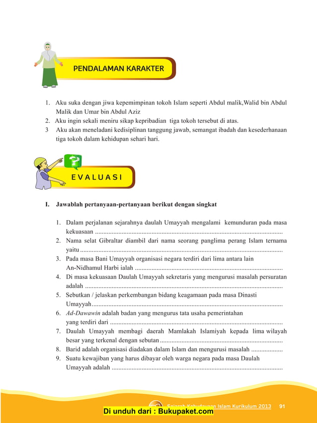 Bab 5 perkembangan islam pada masa daulah bani umayyah di damaskus | PDF