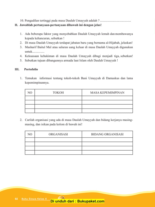 Bab 5 perkembangan islam pada masa daulah bani umayyah di damaskus | PDF