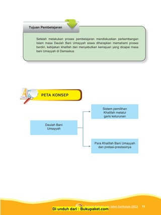 Bab 5 perkembangan islam pada masa daulah bani umayyah di damaskus | PDF
