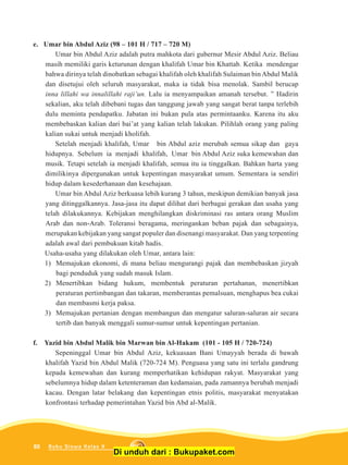 Bab 5 perkembangan islam pada masa daulah bani umayyah di damaskus | PDF