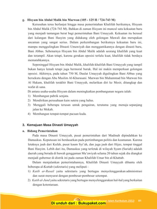 Bab 5 perkembangan islam pada masa daulah bani umayyah di damaskus | PDF