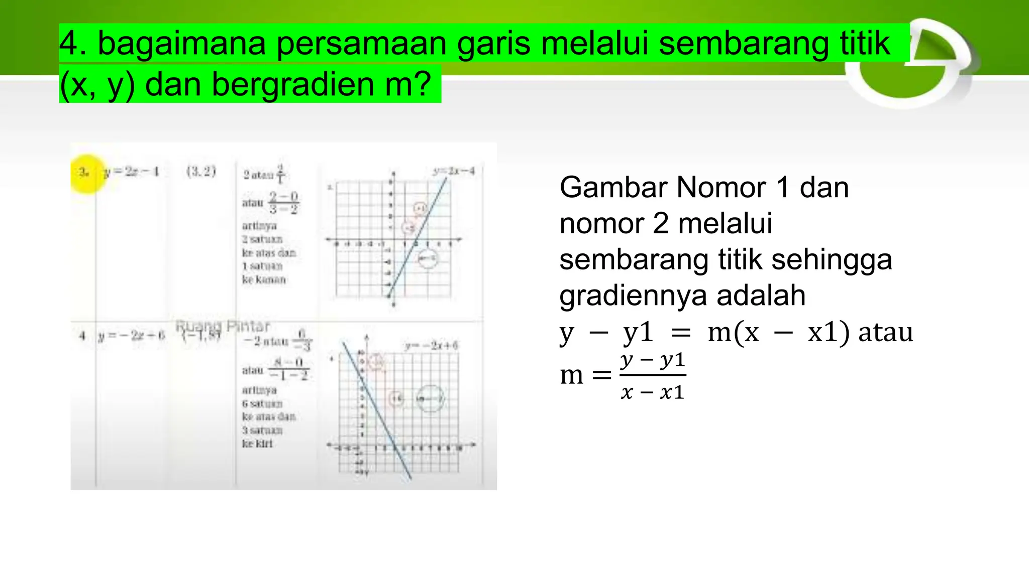 Materi Persamaan Garis Lurus Kelas VIII Kurikulum Merdeka | PPTX
