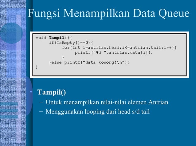 Bab 5 queue_antrian_ | PPT
