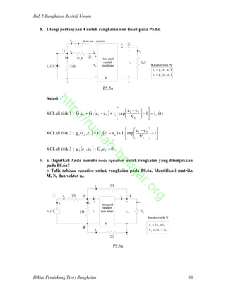 Bab 5 rangkaian resistif umum | PDF