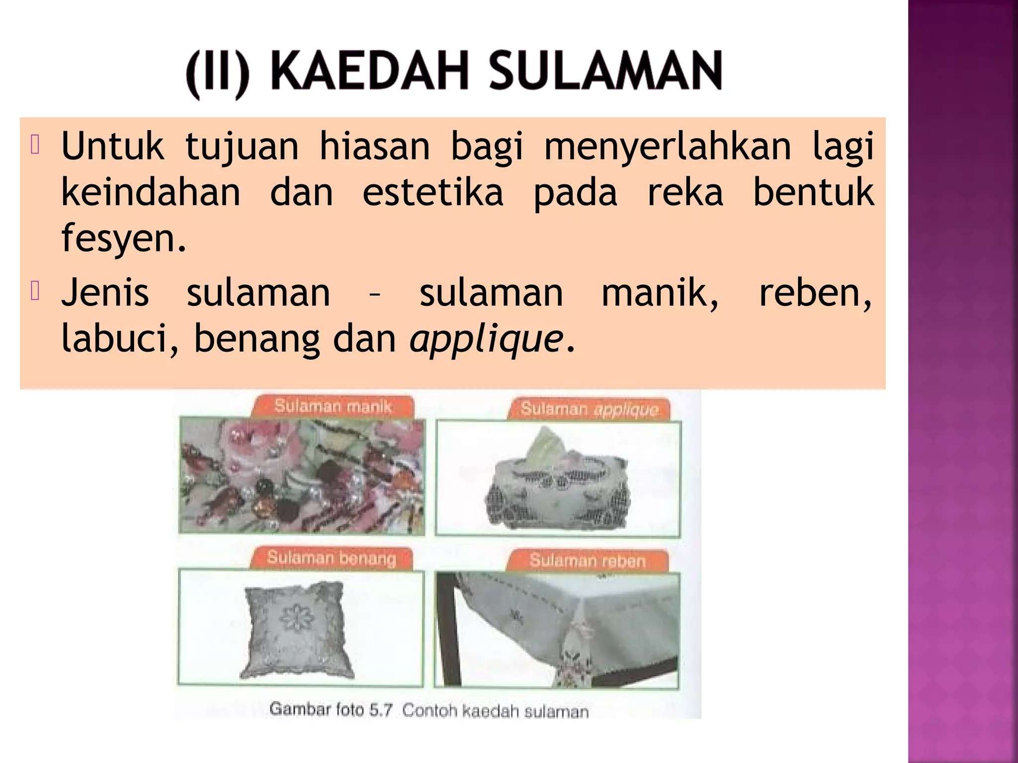 Bab 5 reka bentuk fesyen | PPT