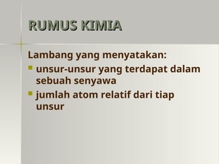 Perhitungan Kimia dengan STOIKHIOMETRI.ppt