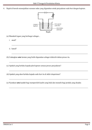 Bab 5 tenaga & perubahan kimia | PDF