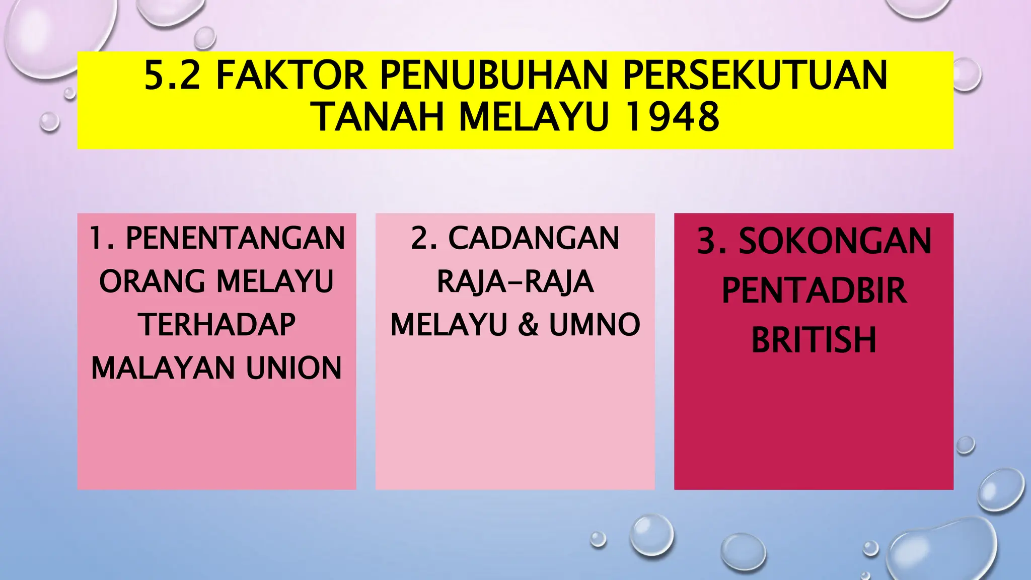 Bab 5 Ting 4 5.2 Persekutuan Tanah Melayu | PPTX
