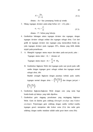 Bab 5 triaxial | PDF
