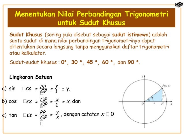 Trigonometri - KELAS X Trigonometri - KELAS X