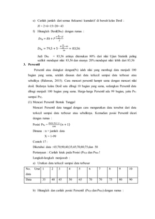 Bab 5 (ukuran letak dan penyebaran) | DOCX