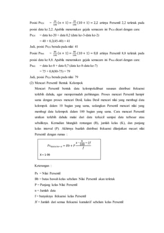 Bab 5 (ukuran letak dan penyebaran) | DOCX
