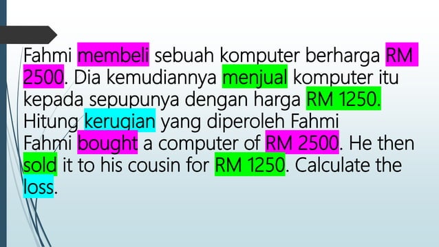 Bab 5 Wang Cikgu Harnish-Pusat Tuisyen Skor Impian | PPT