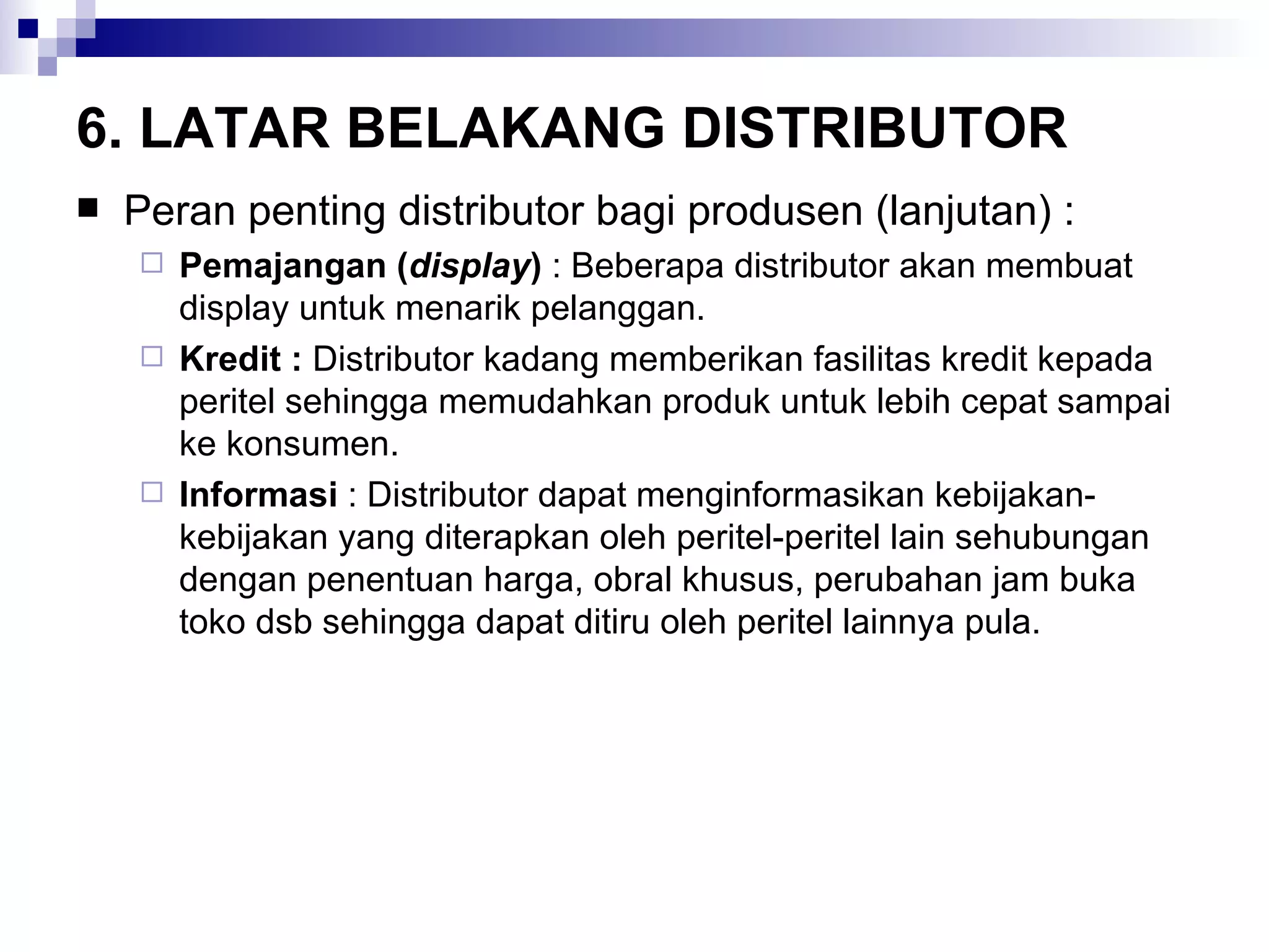 STRATEGI DISTRIBUSI | PPT