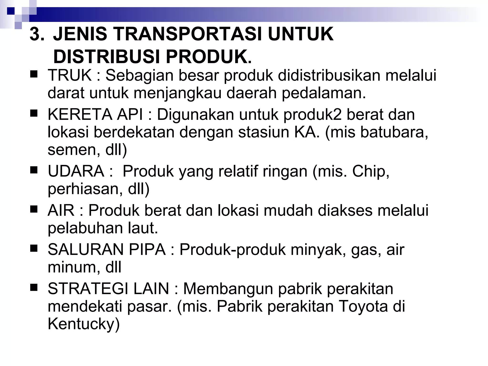 STRATEGI DISTRIBUSI | PPT